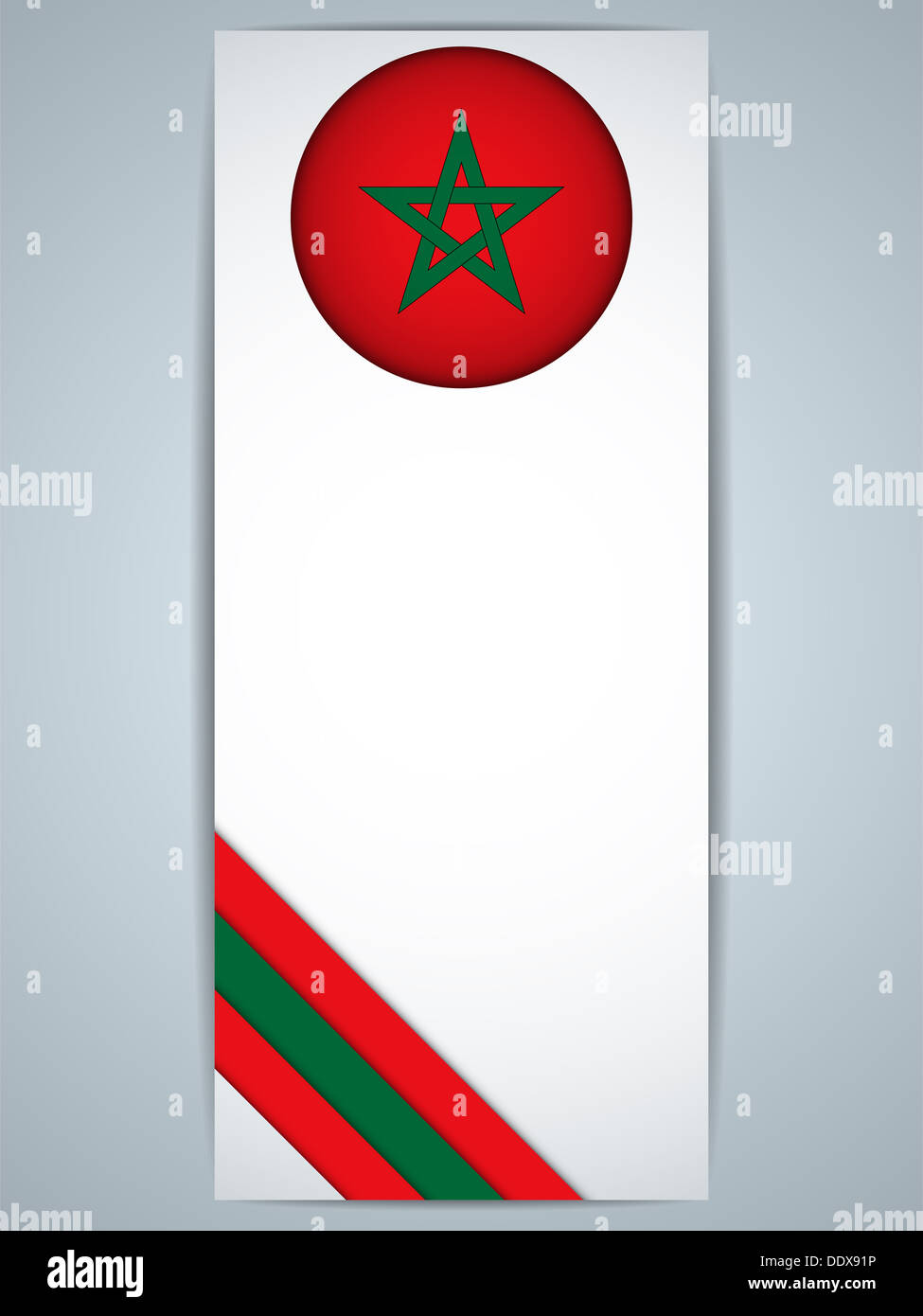 Vector - Morocco Country Set of Banners Stock Photo - Alamy