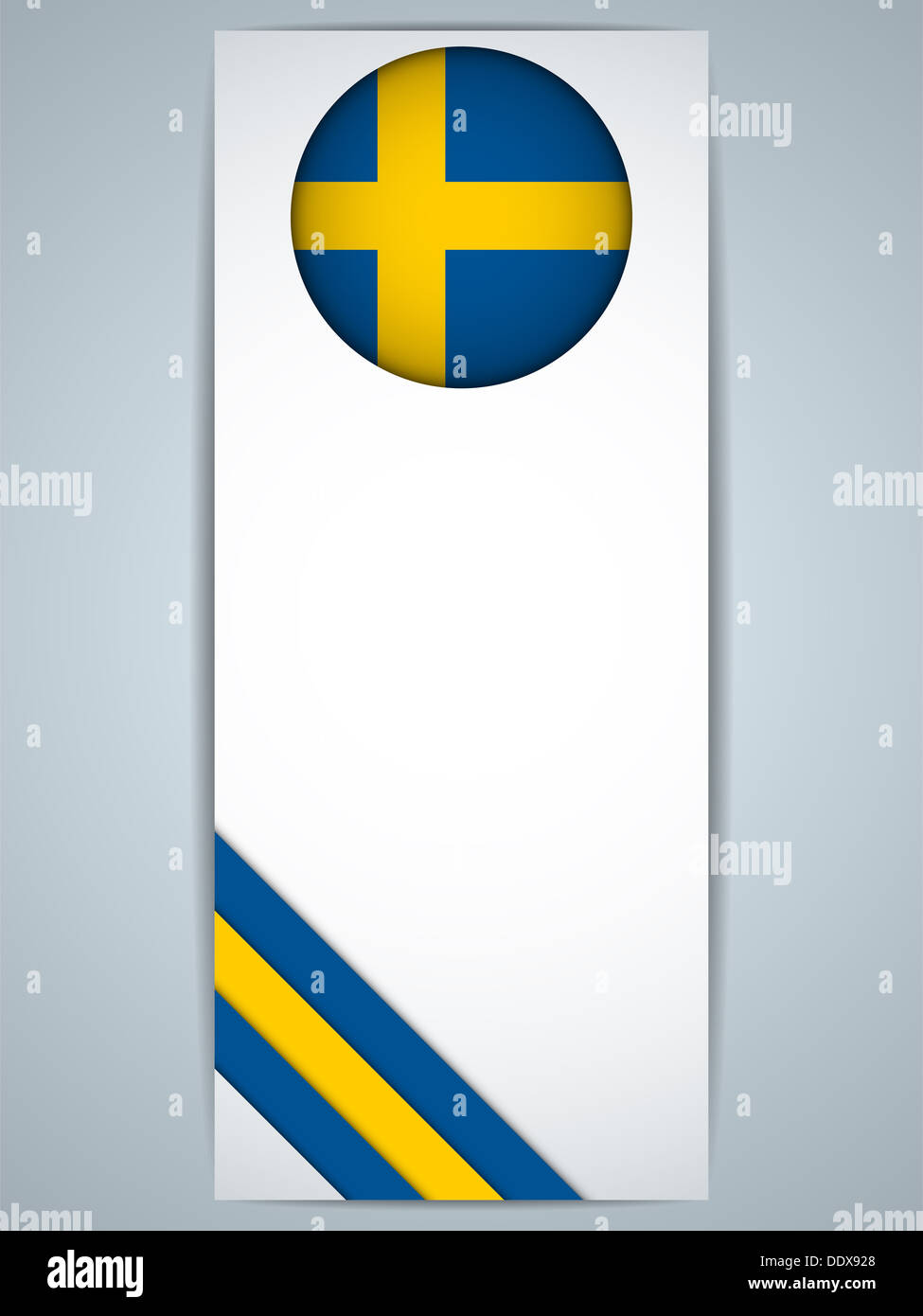 Vector - Sweden Country Set of Banners Stock Photo - Alamy