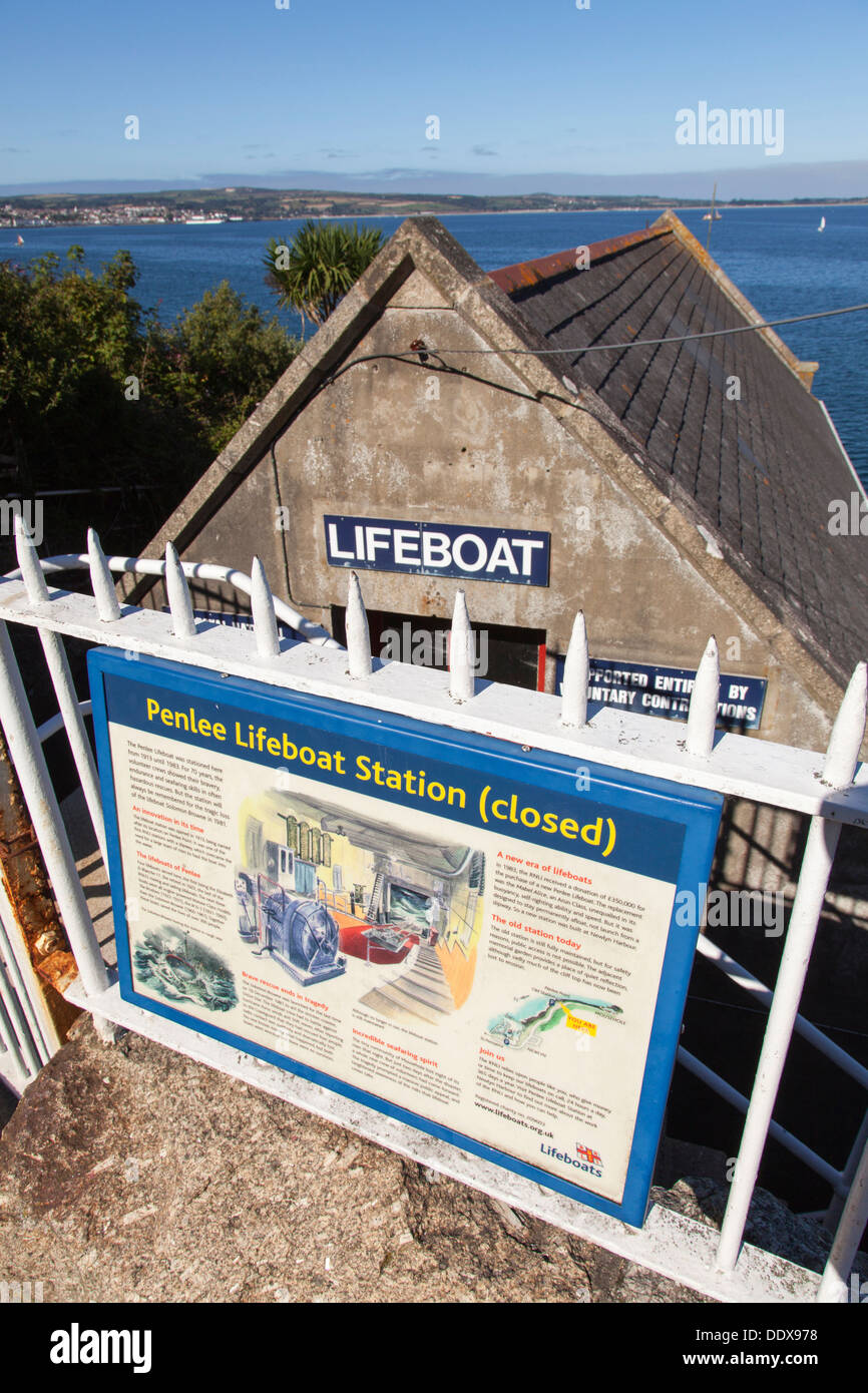 The Penlee lifboat station in Penlee, Cornwall, England, U.K Stock ...
