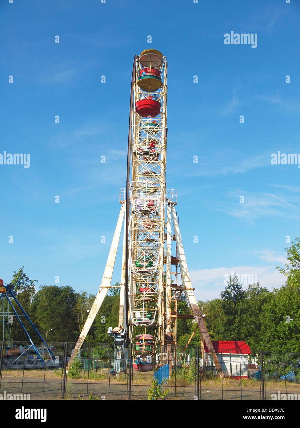 Big wheel in park Stock Photo - Alamy