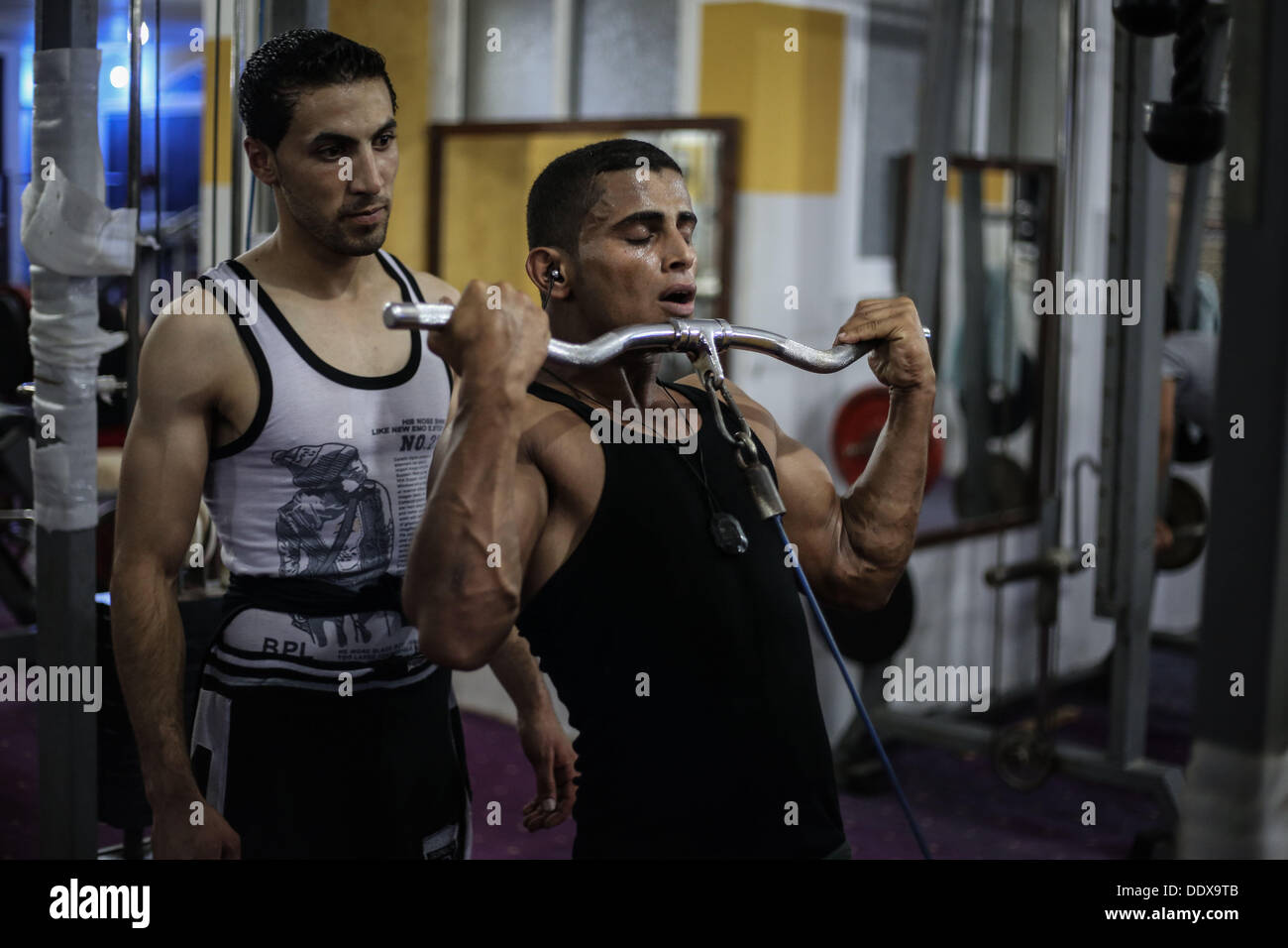 Sept. 7, 2013 - Bureij, Gaza Strip, Palestinian Territory - Palestinian ...