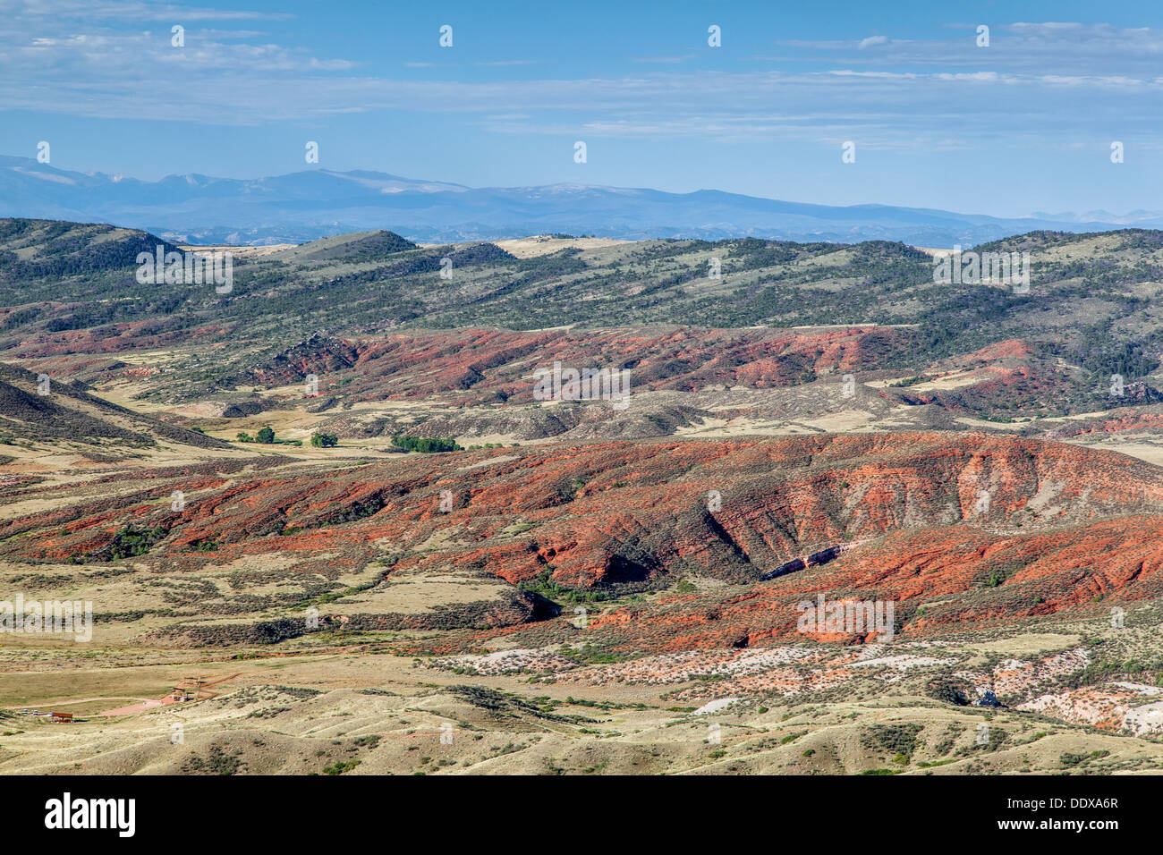 rugged terrain with cliffs and canyon in Red Mountain Open Space in ...