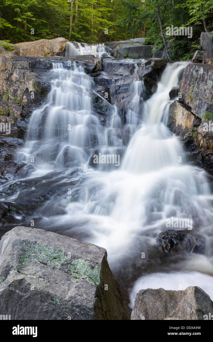 Stepped Falls on Brown Brook in Ellsworth, New Hampshire USA during the ...