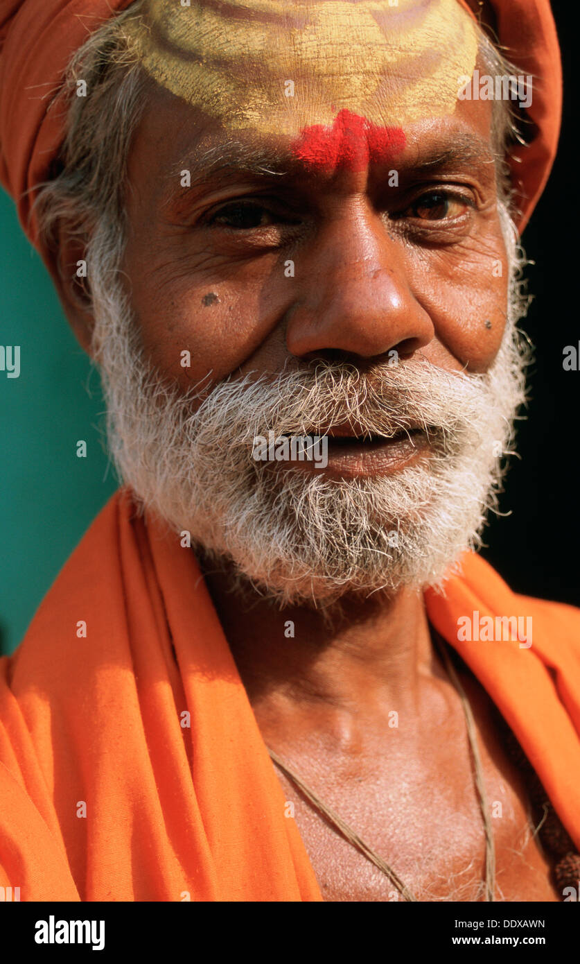 Hindu ascetic ( sadhu) ( Nepal Stock Photo - Alamy