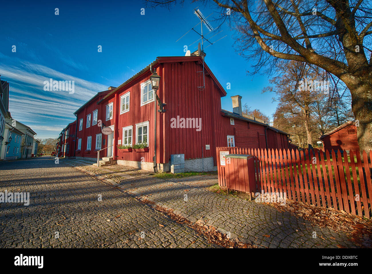Traditional swedish fence hi-res stock photography and images - Alamy