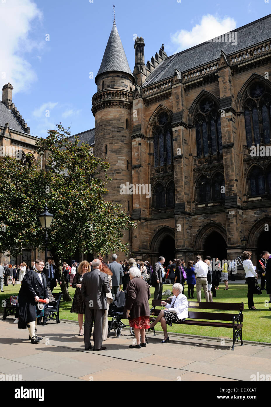 Graduation day student campus further education lawn summer achievement ...