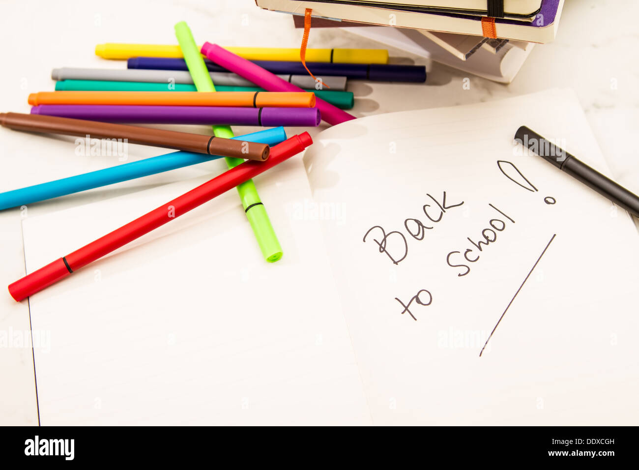 Studying and doing homework Stock Photo - Alamy