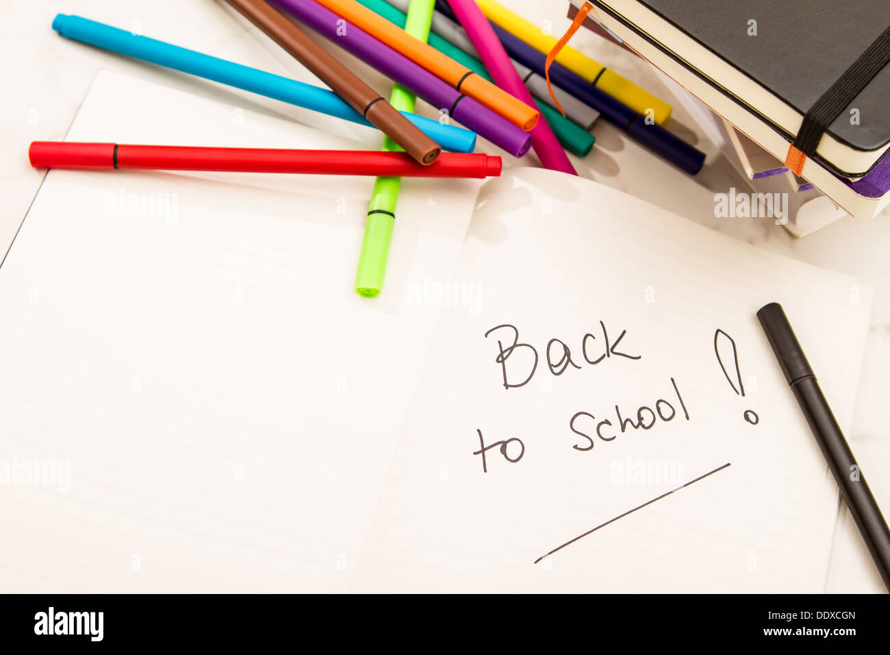 Studying and doing homework Stock Photo - Alamy