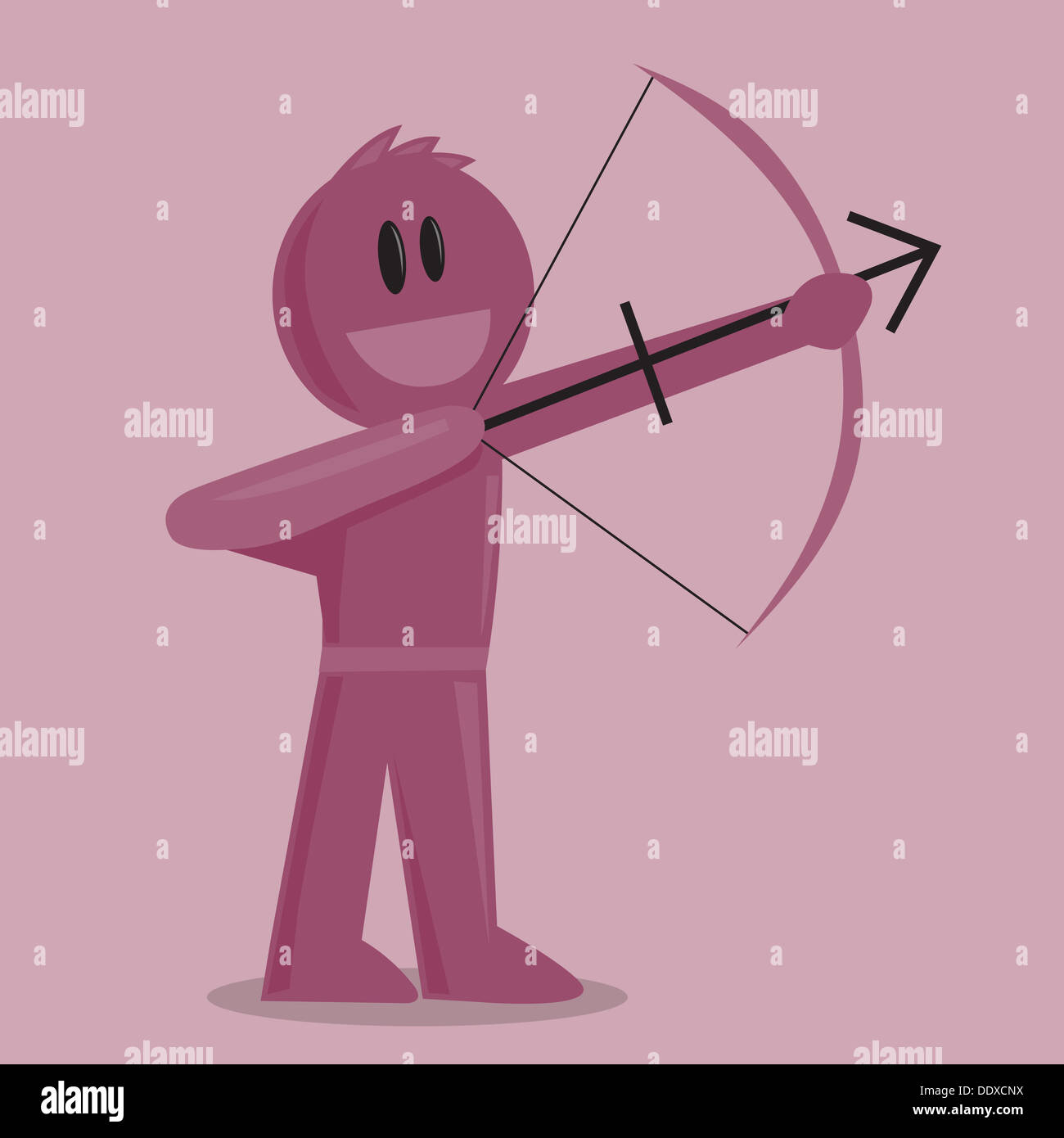 Sagittarius symbol Zodiac Sign illustration. Horoscope, Star Sign, The ...