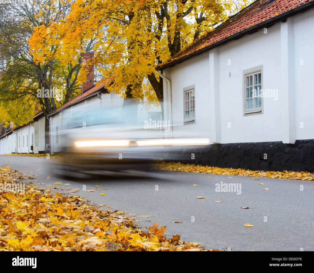 Blurred car driving past hi-res stock photography and images - Alamy