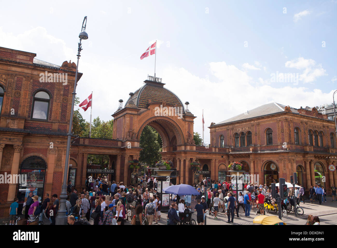 Tivoli gardens, copenhagen hi-res stock photography and images - Alamy