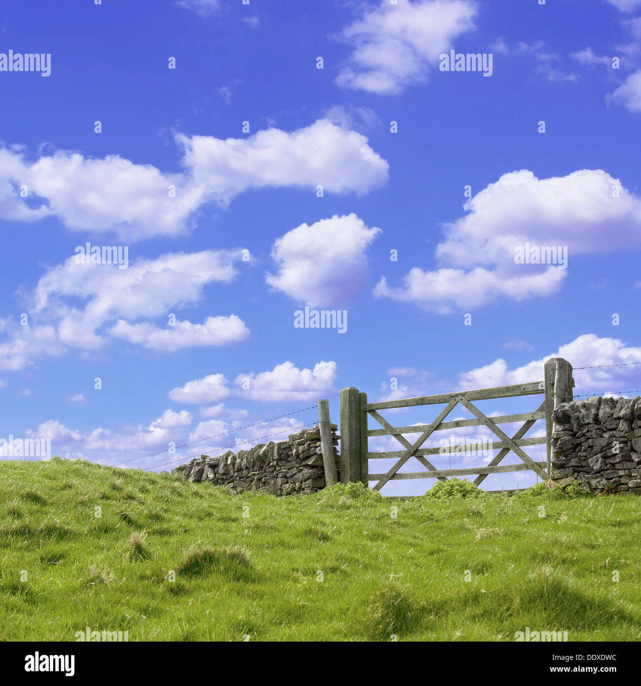 Country wall and gate hi-res stock photography and images - Alamy