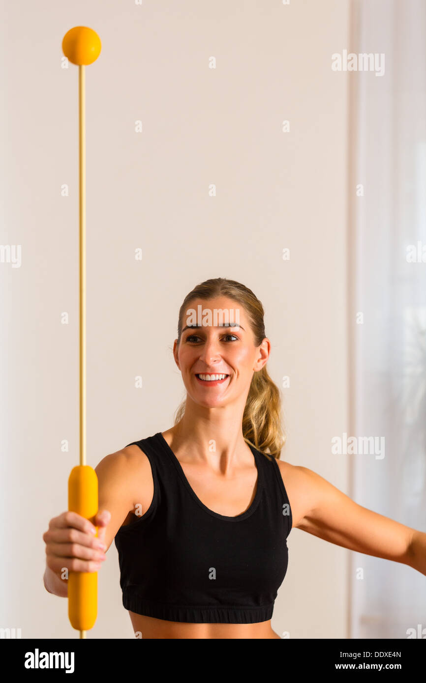 Patient at the physiotherapy making physical exercises Stock Photo - Alamy