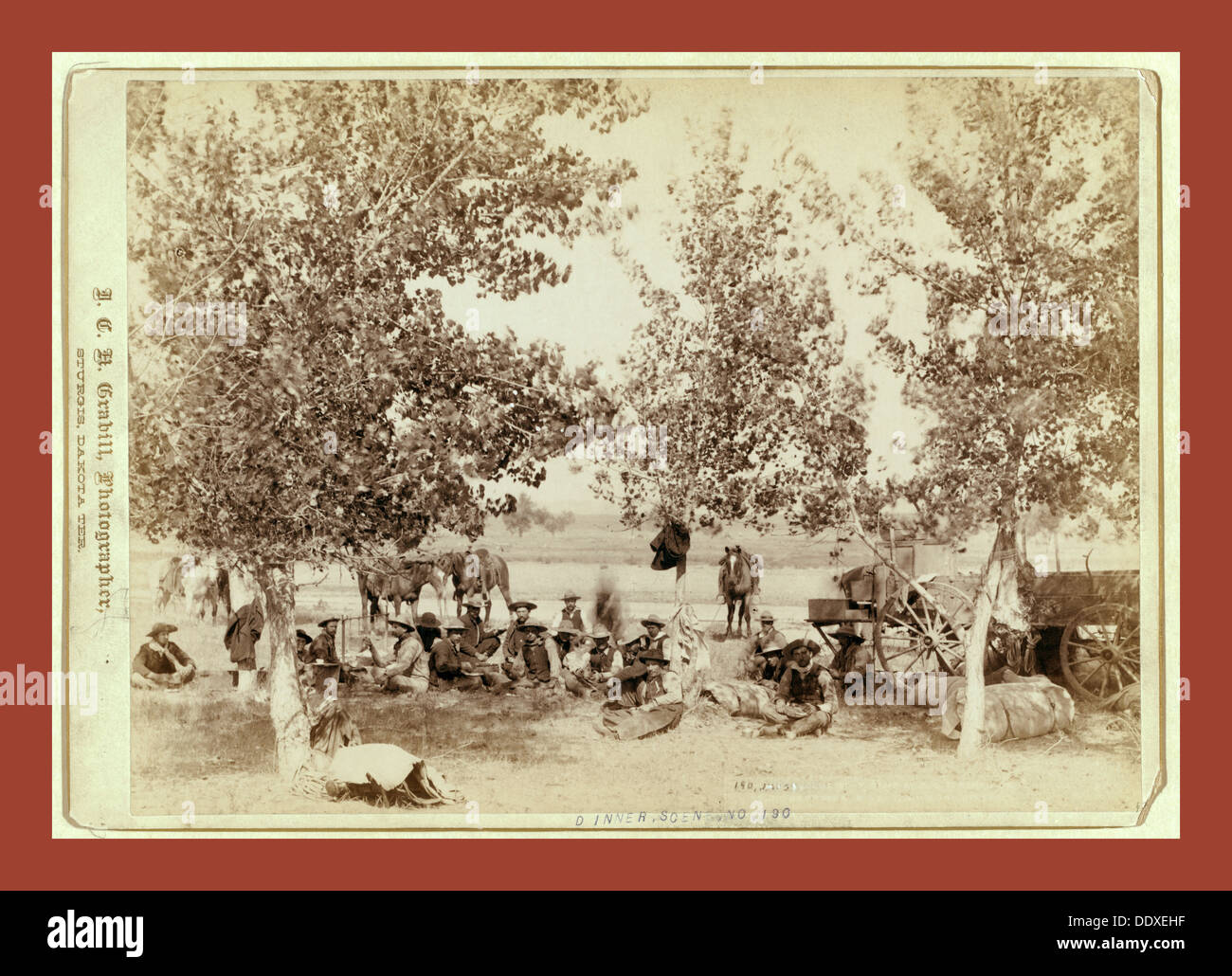 Dinner scene, John C. H. Grabill was an american photographer. In 1886 ...