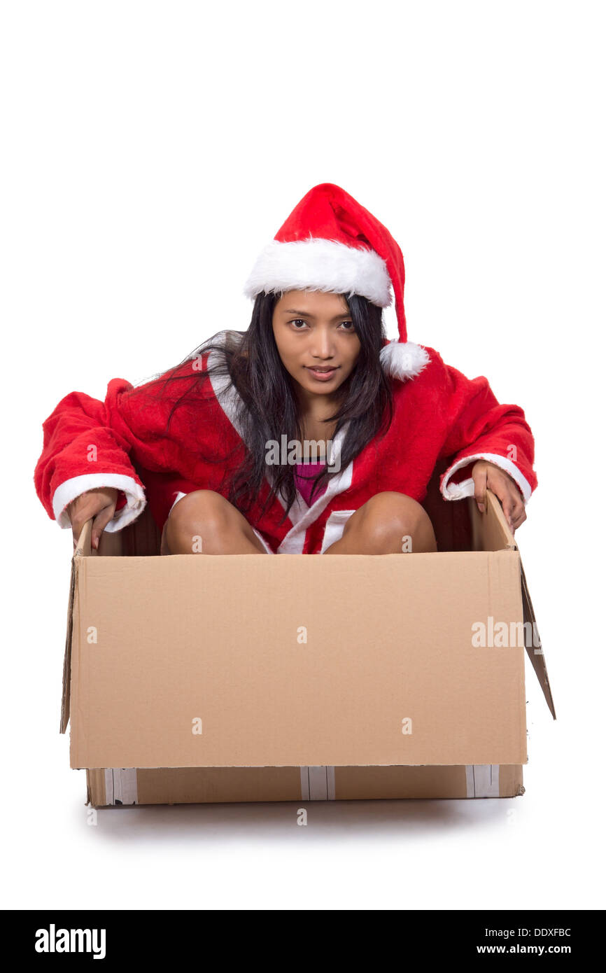 Women in large dress Cut Out Stock Images & Pictures - Alamy