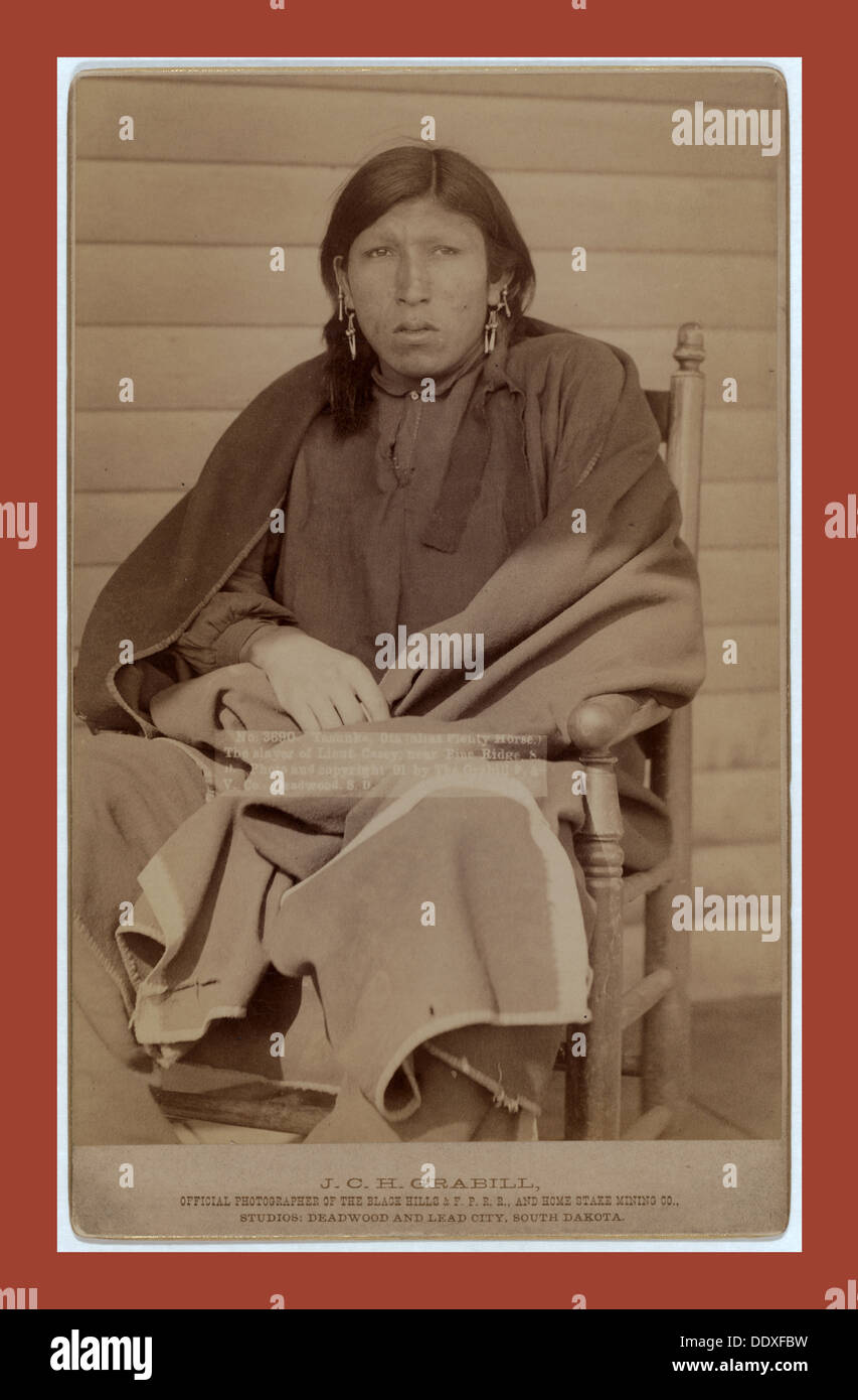 Tasunka, Ota (alias Plenty Horse[s]), the slayer of Lieut. Casey, near ...