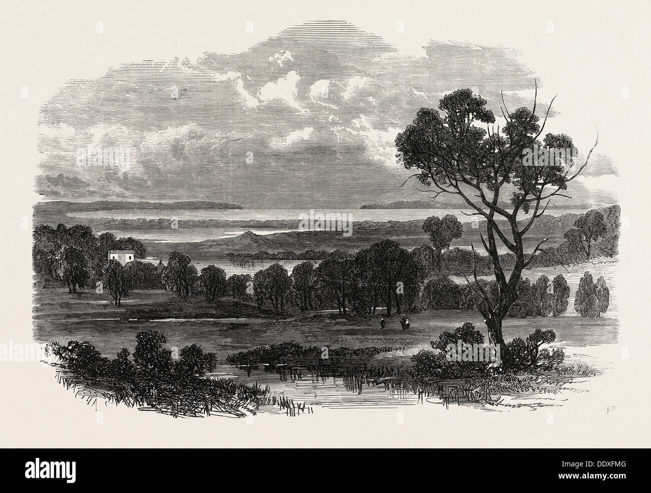BOTANY BAY, NEW SOUTH WALES, WITH BOTANY HEADS IN THE DISTANCE, 1865 ...