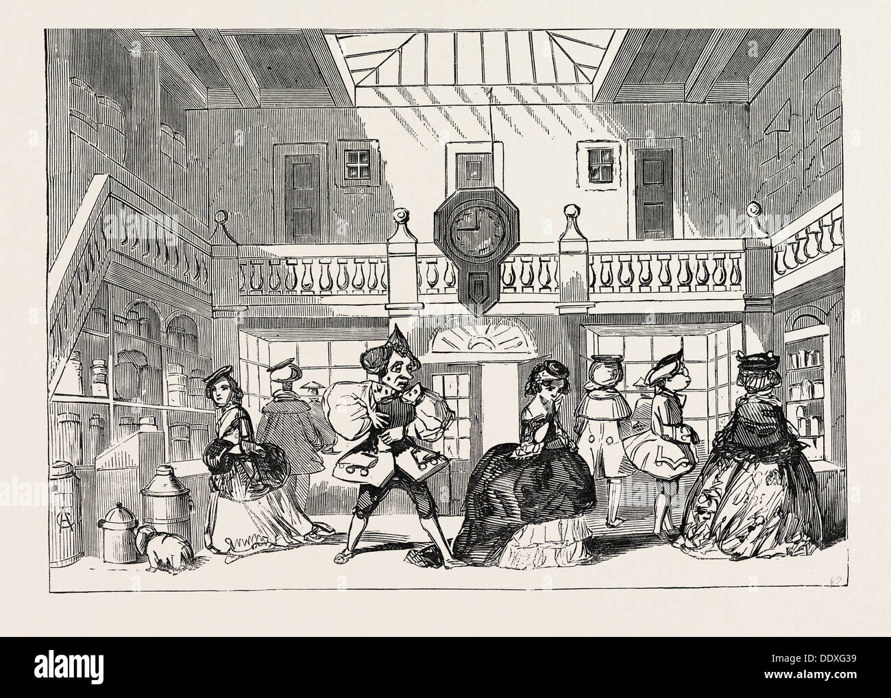 CHRISTMAS PANTOMIMES: DRURY LANE. SCENE FROM THE PANTOMIME OF ...