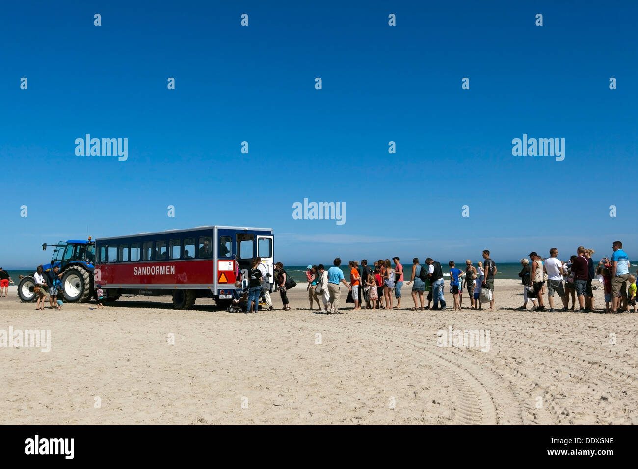 Tourist transport at the top of Denmark Stock Photo - Alamy