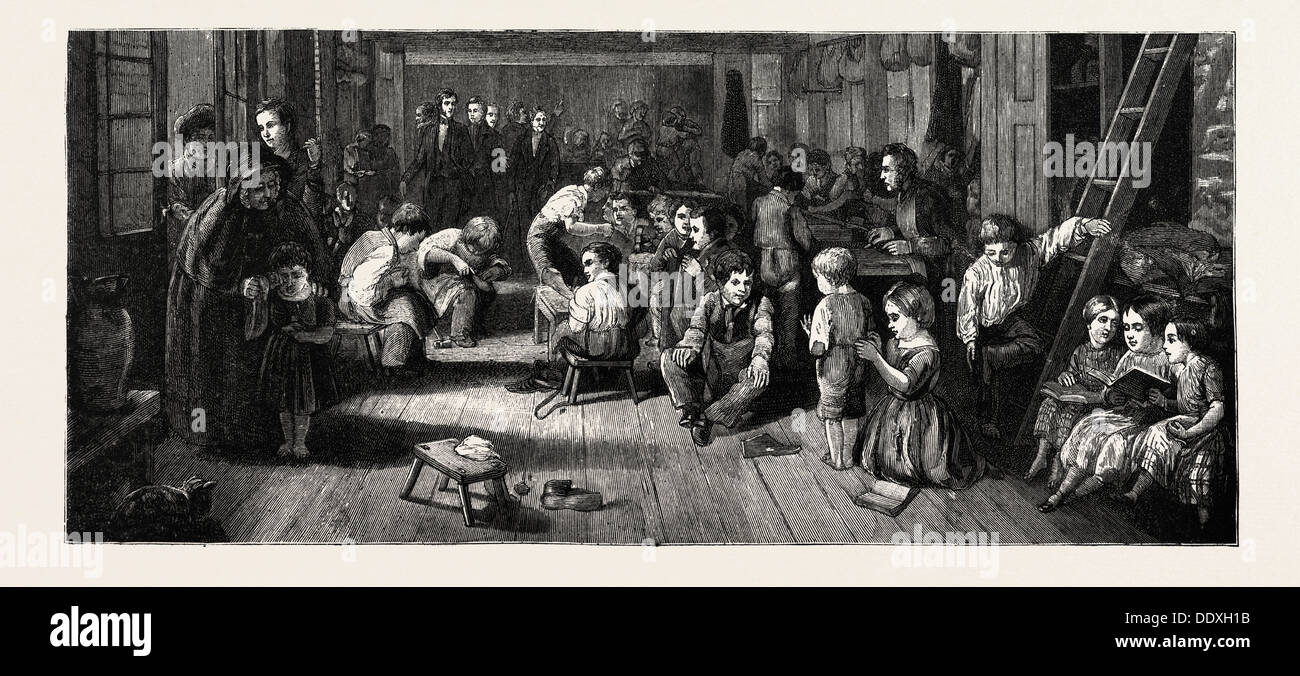 LORD SHAFTESBURY VISITING THE WESTMINSTER SCHOOL OF INDUSTRY, OLD PYE ...