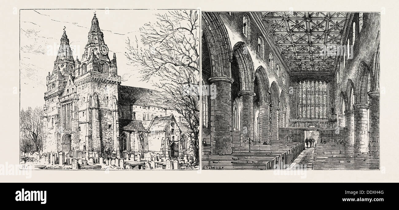 Aberdeen: OLD MACHAR CATHEDRAL, EXTERIOR (LEFT); OLD MACHAR CATHEDRAL ...