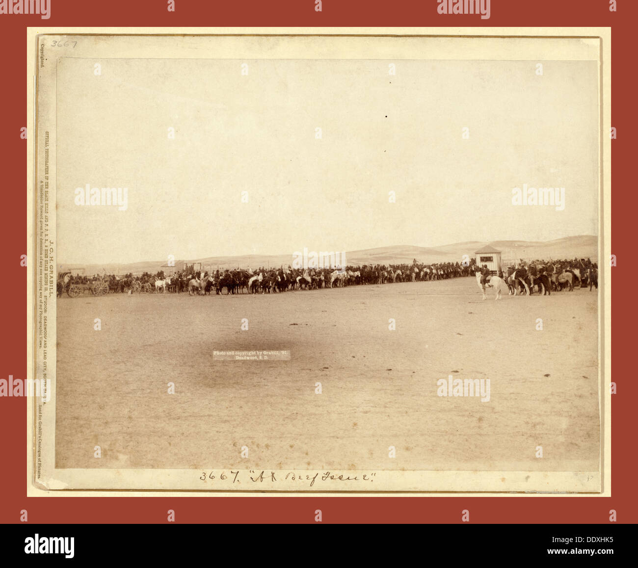 At beef issue, John C. H. Grabill was an american photographer. In 1886 ...