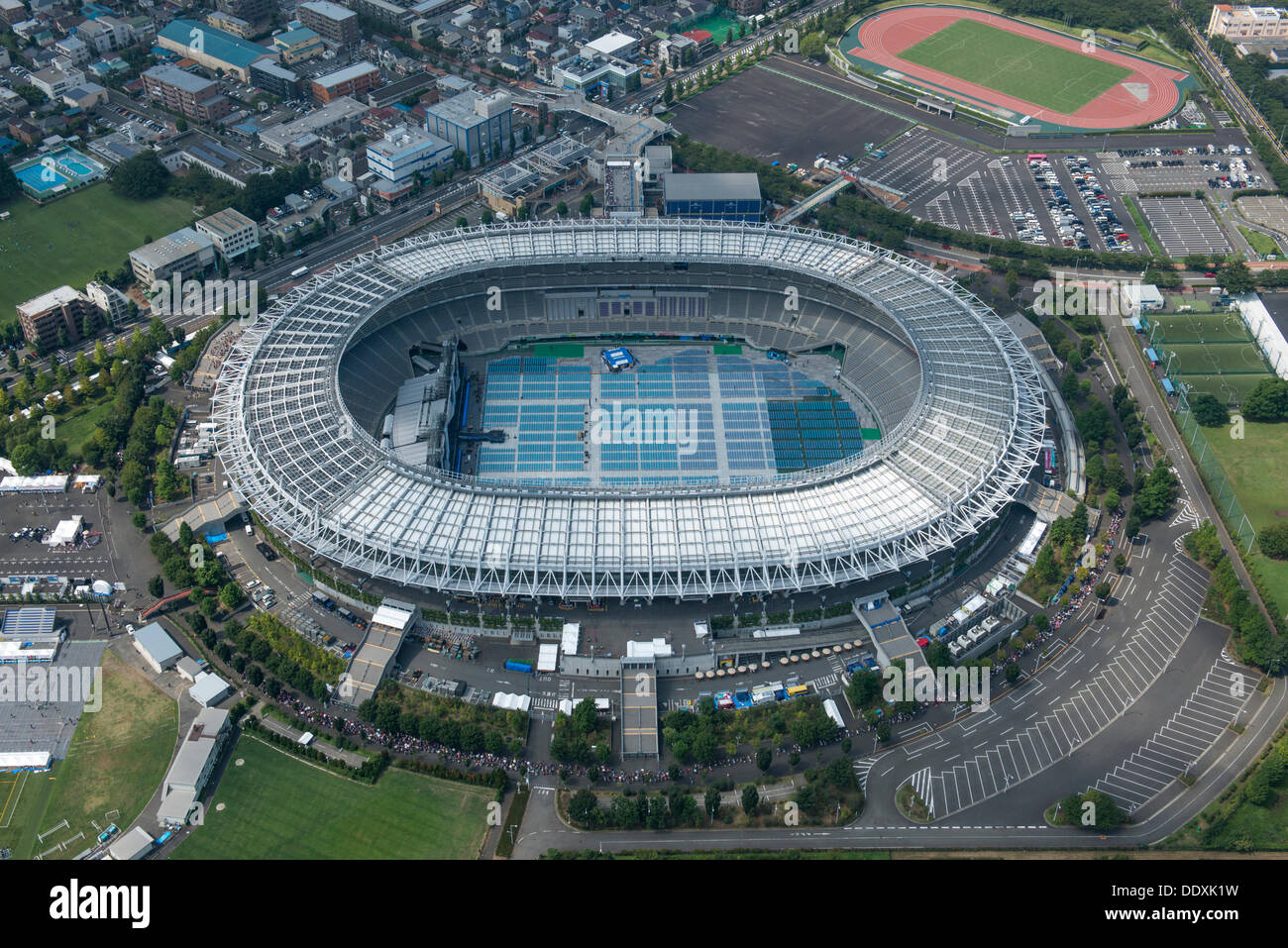 Tokyo 2020 olympic stadium aerial hi-res stock photography and images ...