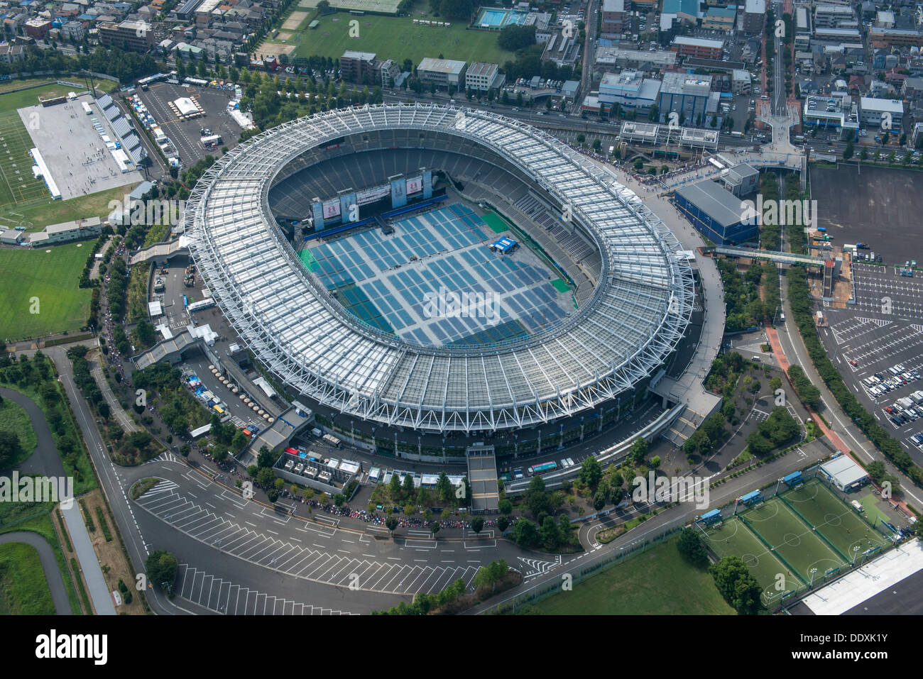 Tokyo Stadium: Tokyo, Japan: Aerial view of proposed venue for the 2020 ...
