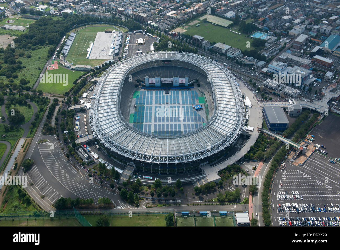 Tokyo Stadium: Tokyo, Japan: Aerial view of proposed venue for the 2020 ...