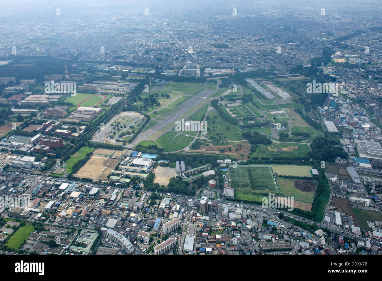 Asaka Shooting Range: Tokyo, Japan: Aerial view of proposed venue for ...