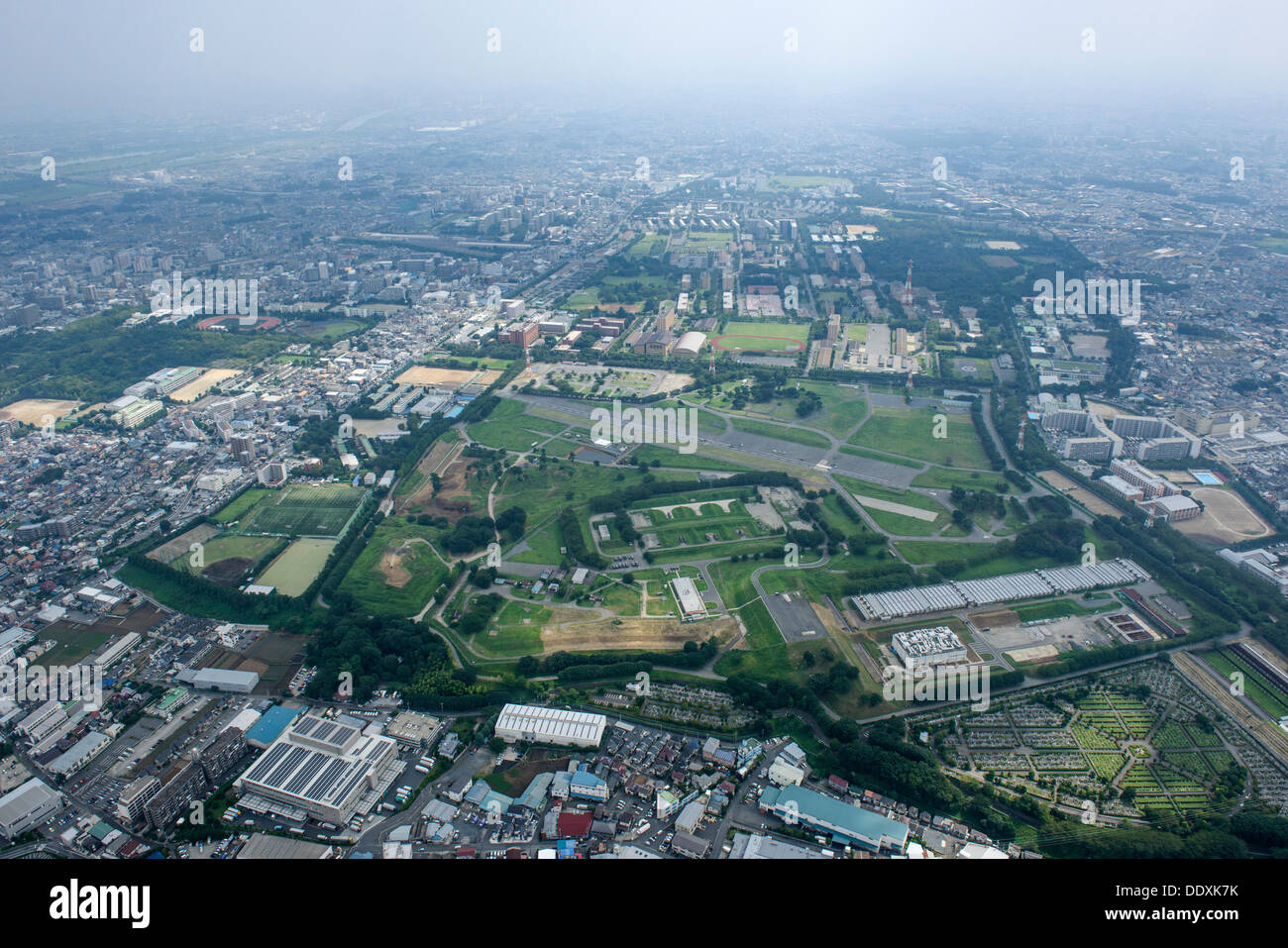 Asaka Shooting Range: Tokyo, Japan: Aerial view of proposed venue for ...