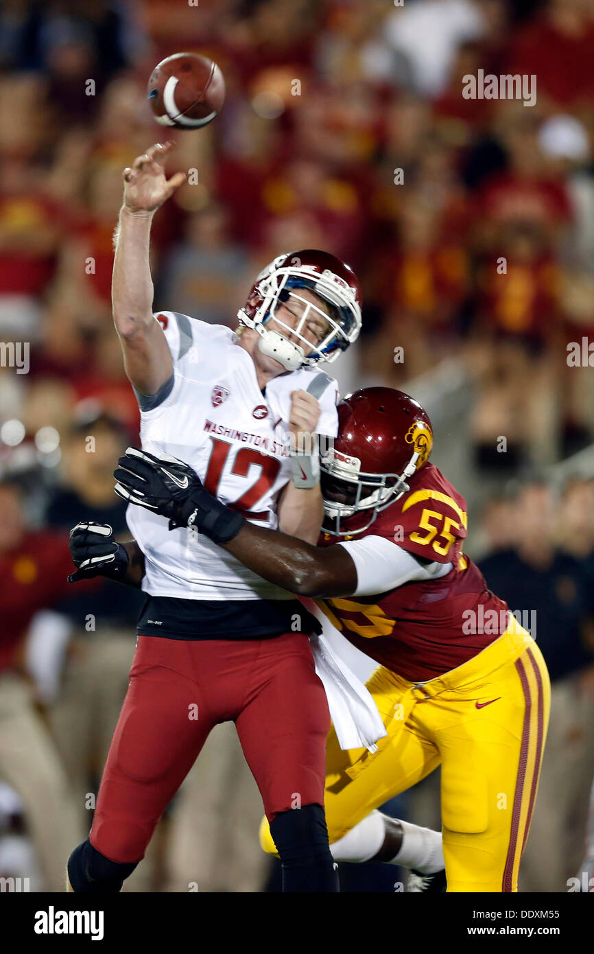 Los Angeles, USA. 7th Sep, 2013. USC Trojans linebacker Lamar Dawson ...