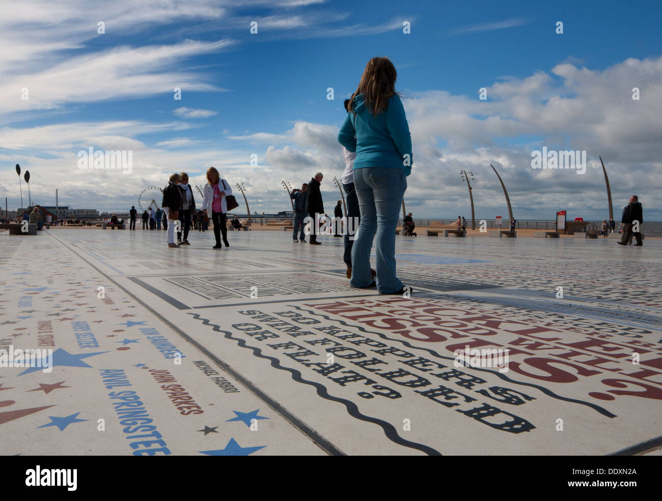 The Comedy Carpet an 1,880m2 granite and concrete typographical ...