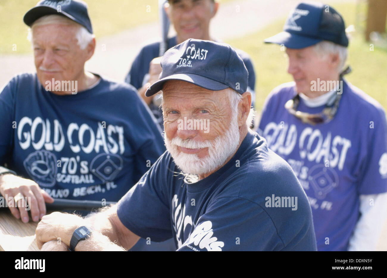senior softball players Stock Photo - Alamy