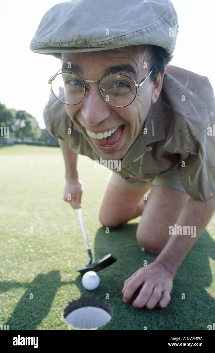 Funny golf image hi-res stock photography and images - Alamy