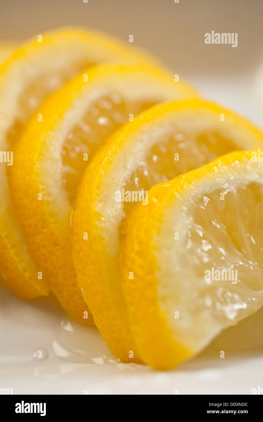 Close up sliced lemons hi-res stock photography and images - Alamy