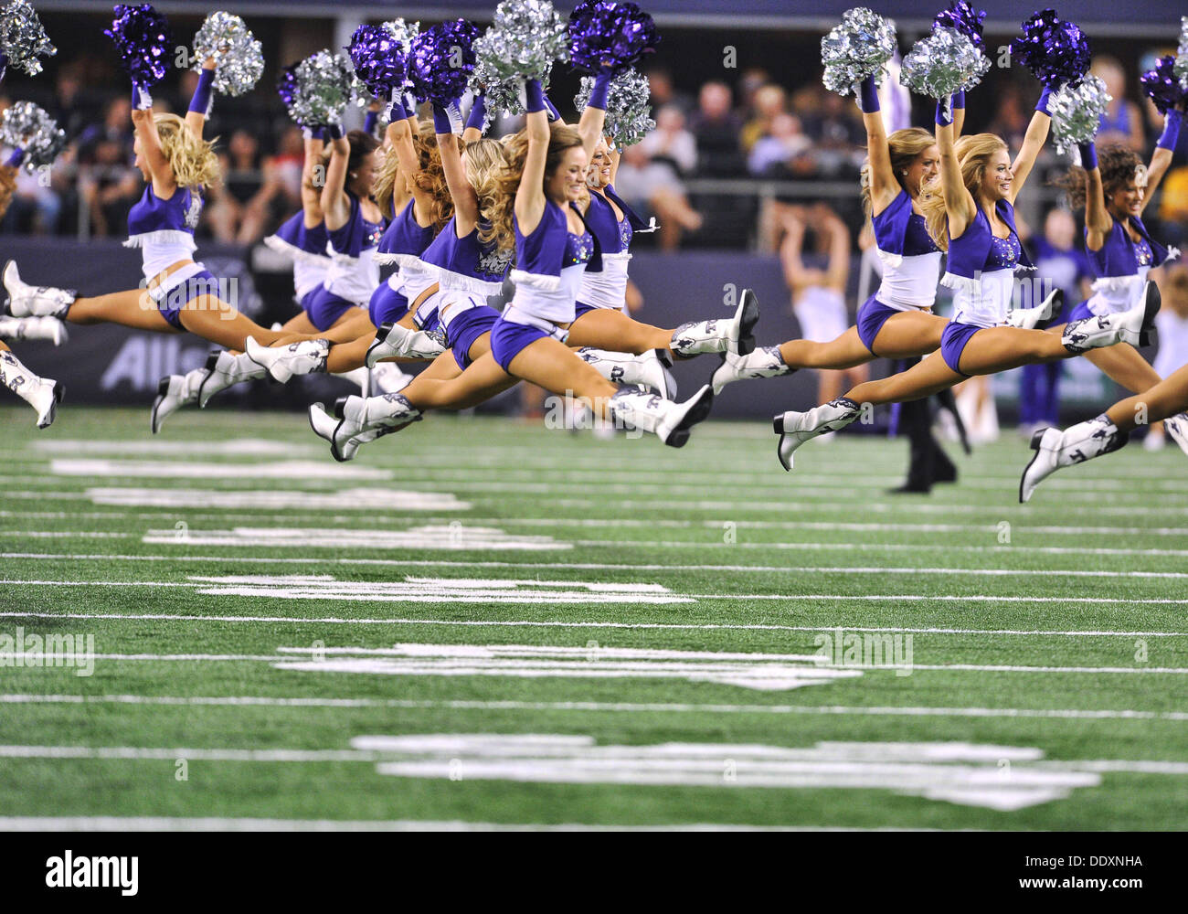 Aug 312013tcu Showgirls Perform In A Ncaa Football Game Between The