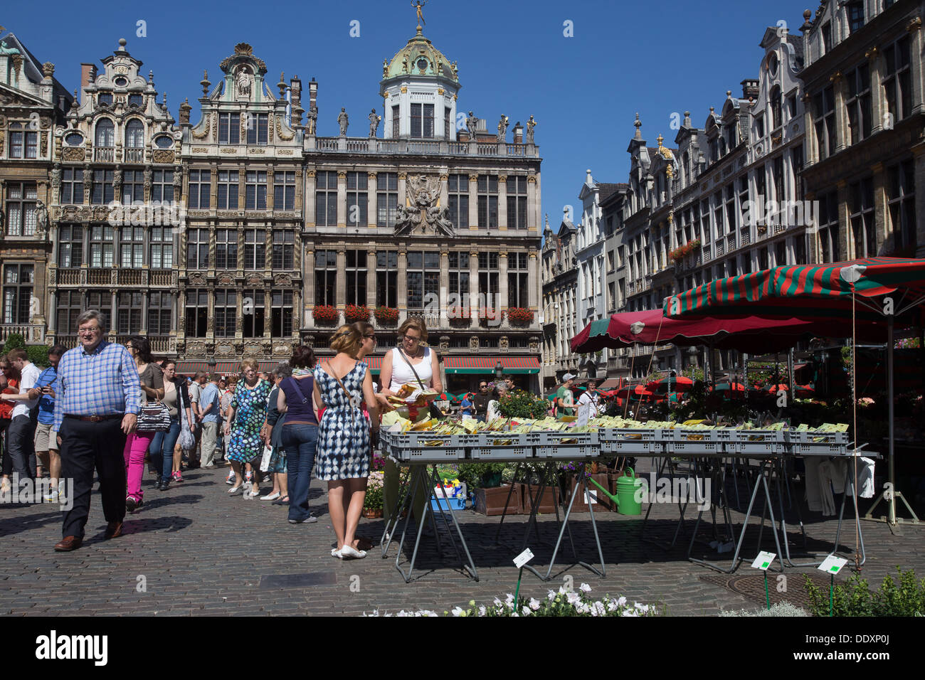 Grand place flower display hi-res stock photography and images - Alamy