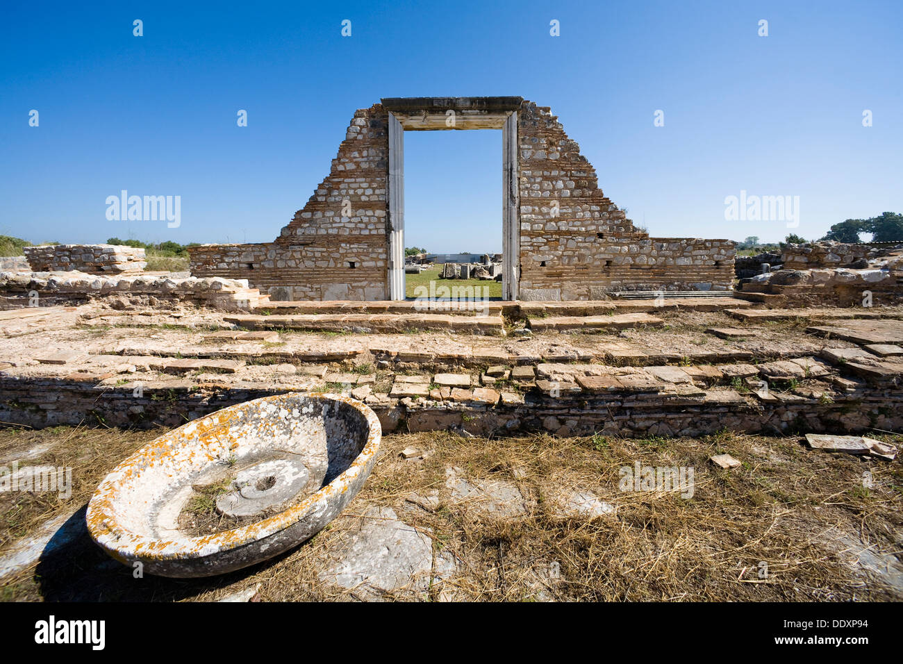 The Basilica of Alkyson, Nikopolis, Greece. Artist: Samuel Magal Stock ...