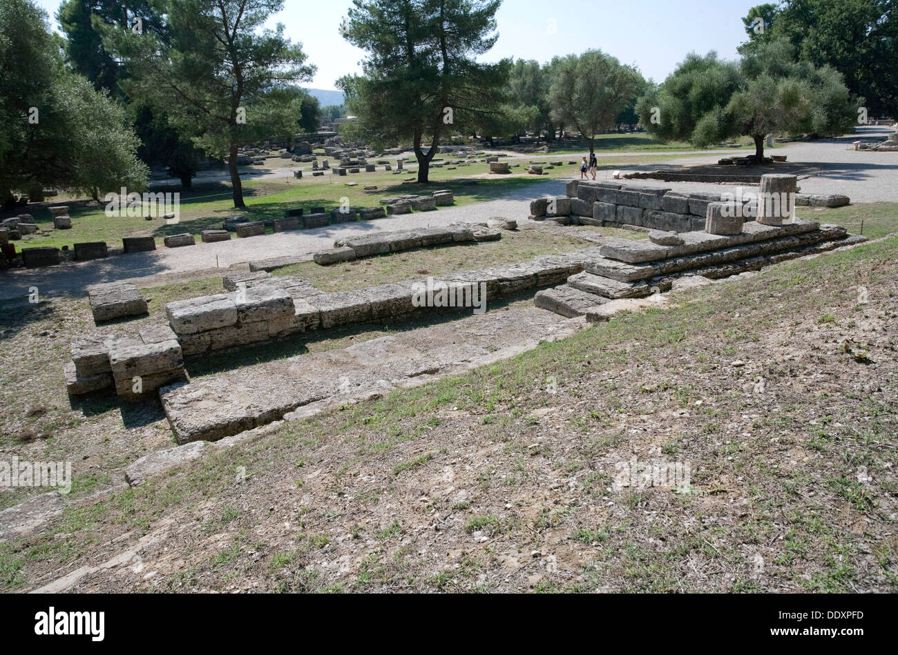 The Temple of The Mother (Metroon) at Olympia, Greece. Artist: Samuel ...