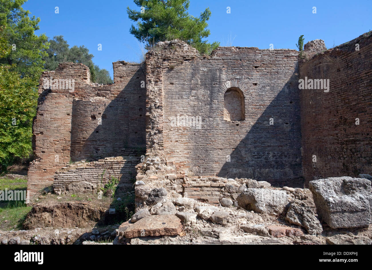 Nero's House in Olympia, Greece. Artist: Samuel Magal Stock Photo - Alamy