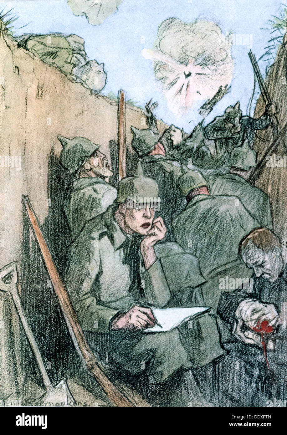 World war one letter from soldier hi-res stock photography and images ...