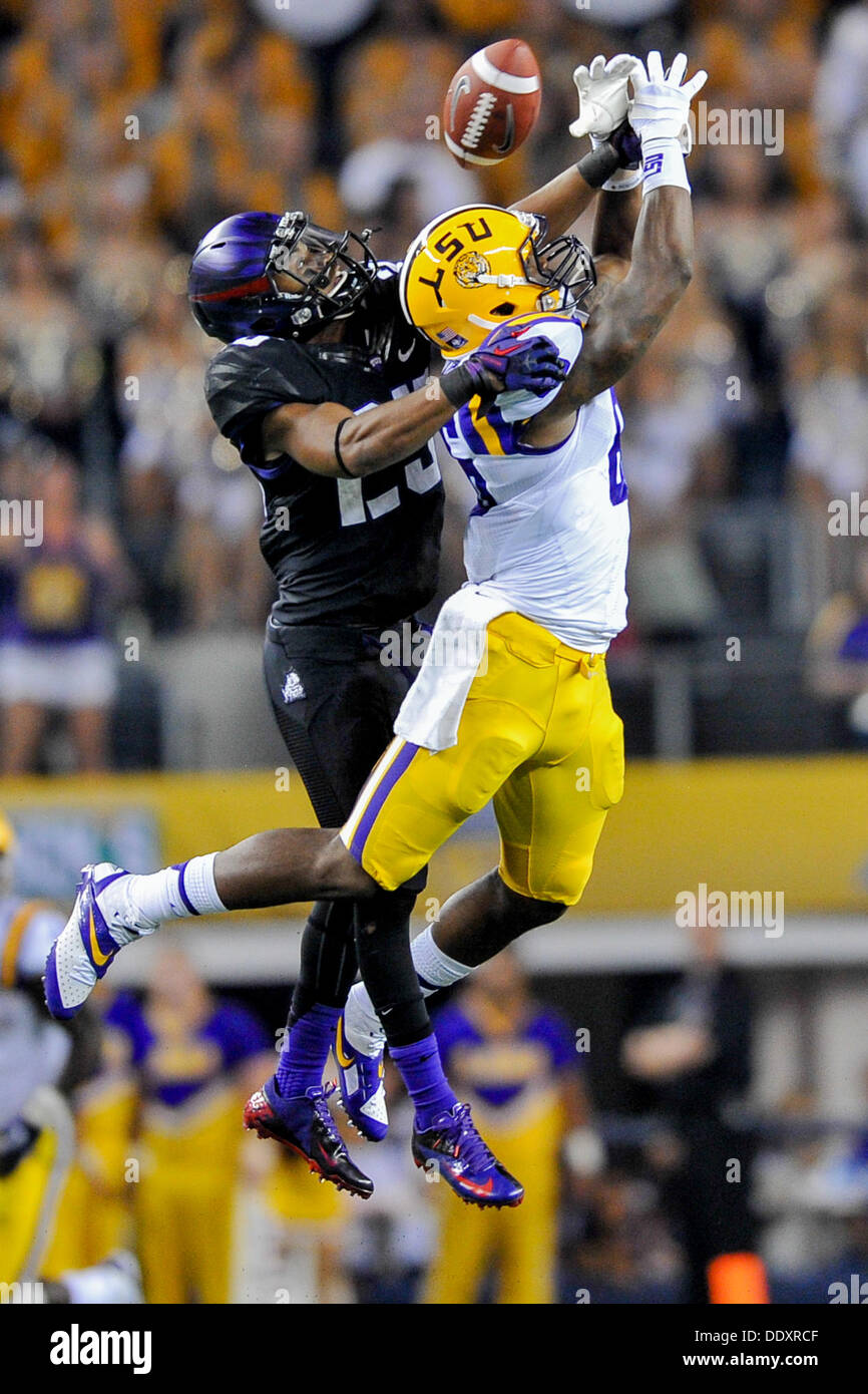Aug. 31,2013:.LSU Tigers wide receiver Kadron Boone (86) battles TCU ...