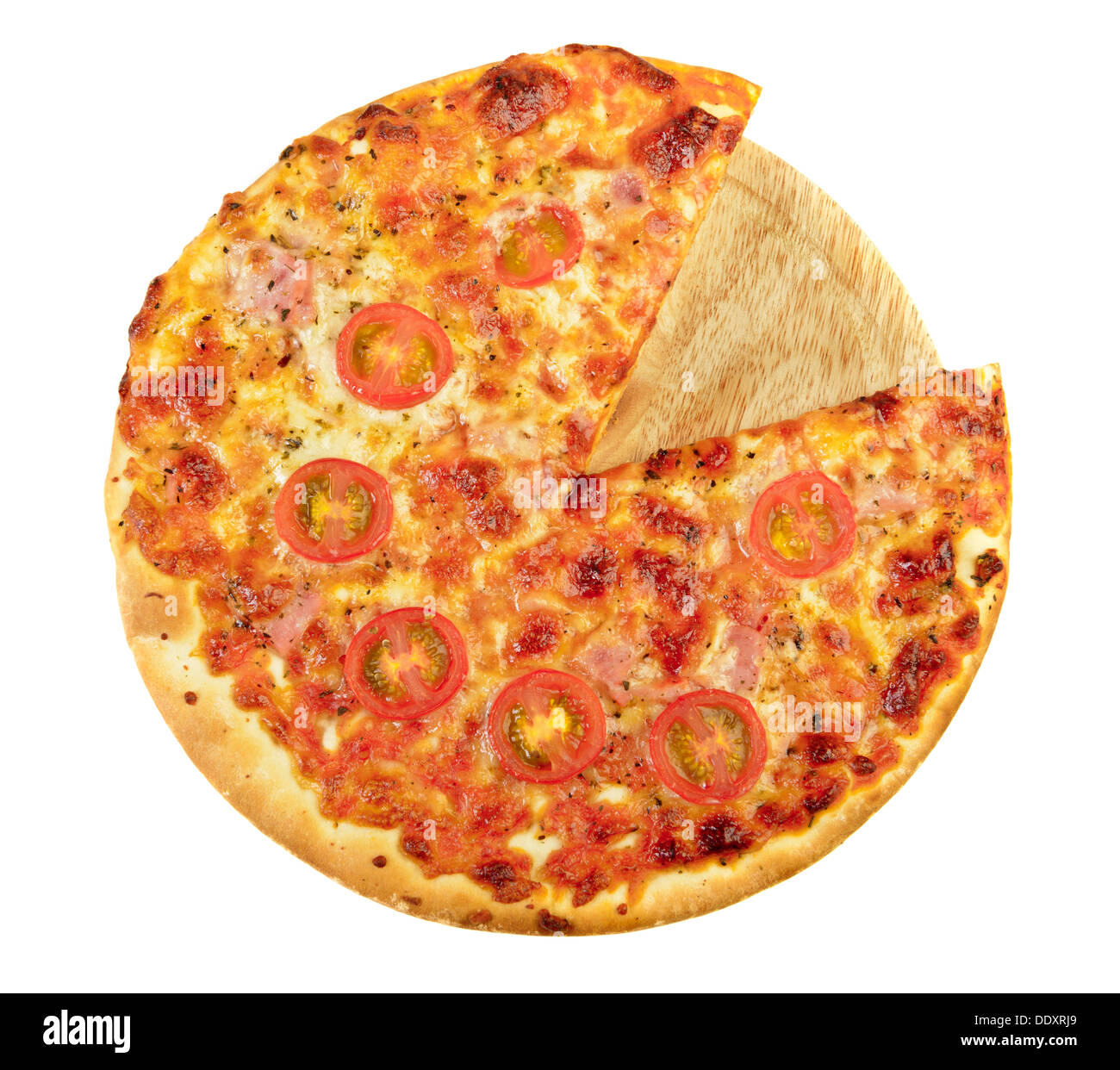 Pizza slice top view hi-res stock photography and images - Alamy
