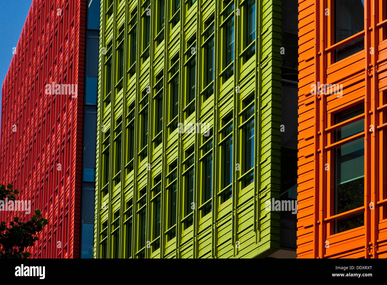 Colourful Office Buildings, Central Saint Giles Development, London ...