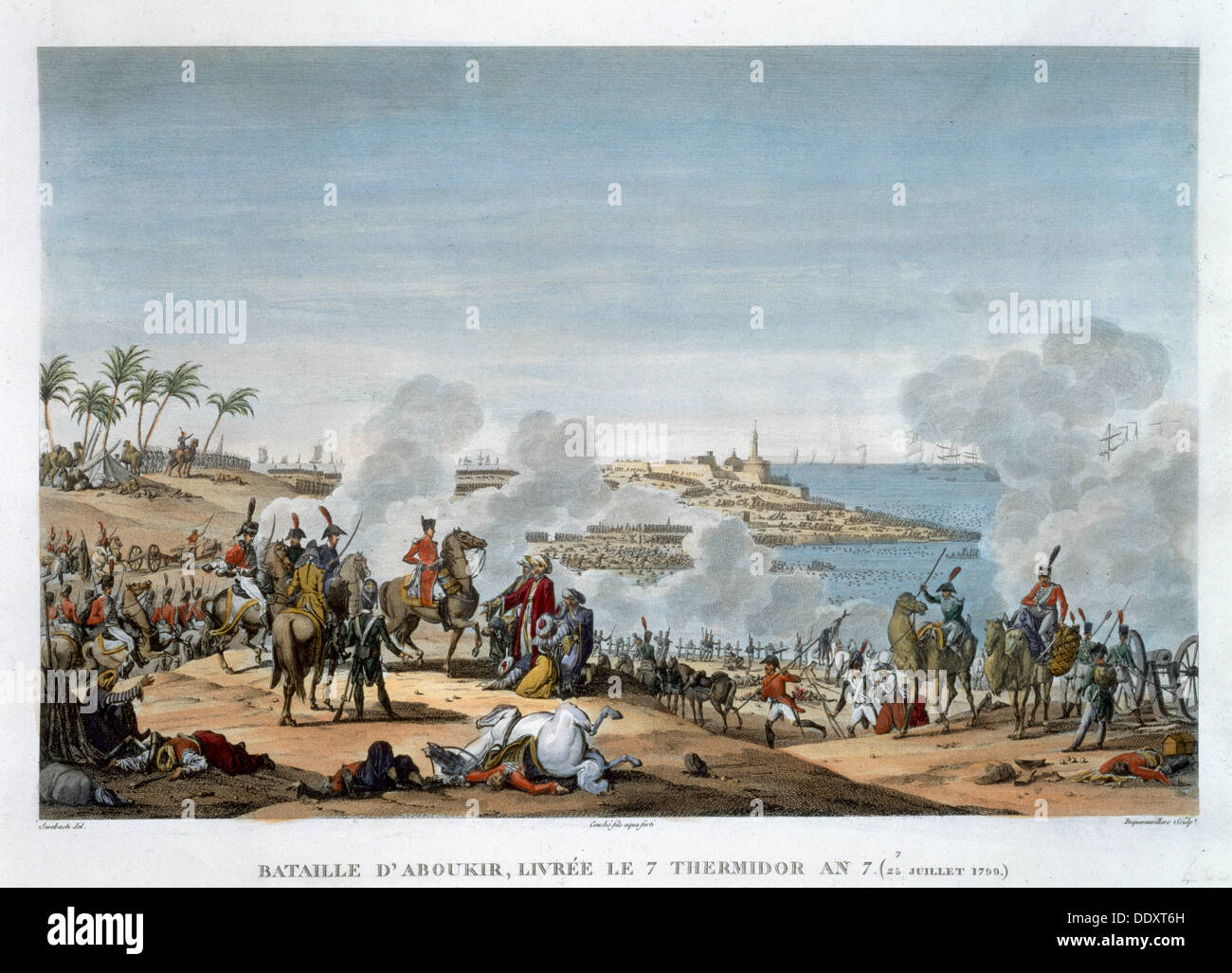 'The Battle of Aboukir, 7 Thermidor, Year 7' (25 July 1799). Artist ...