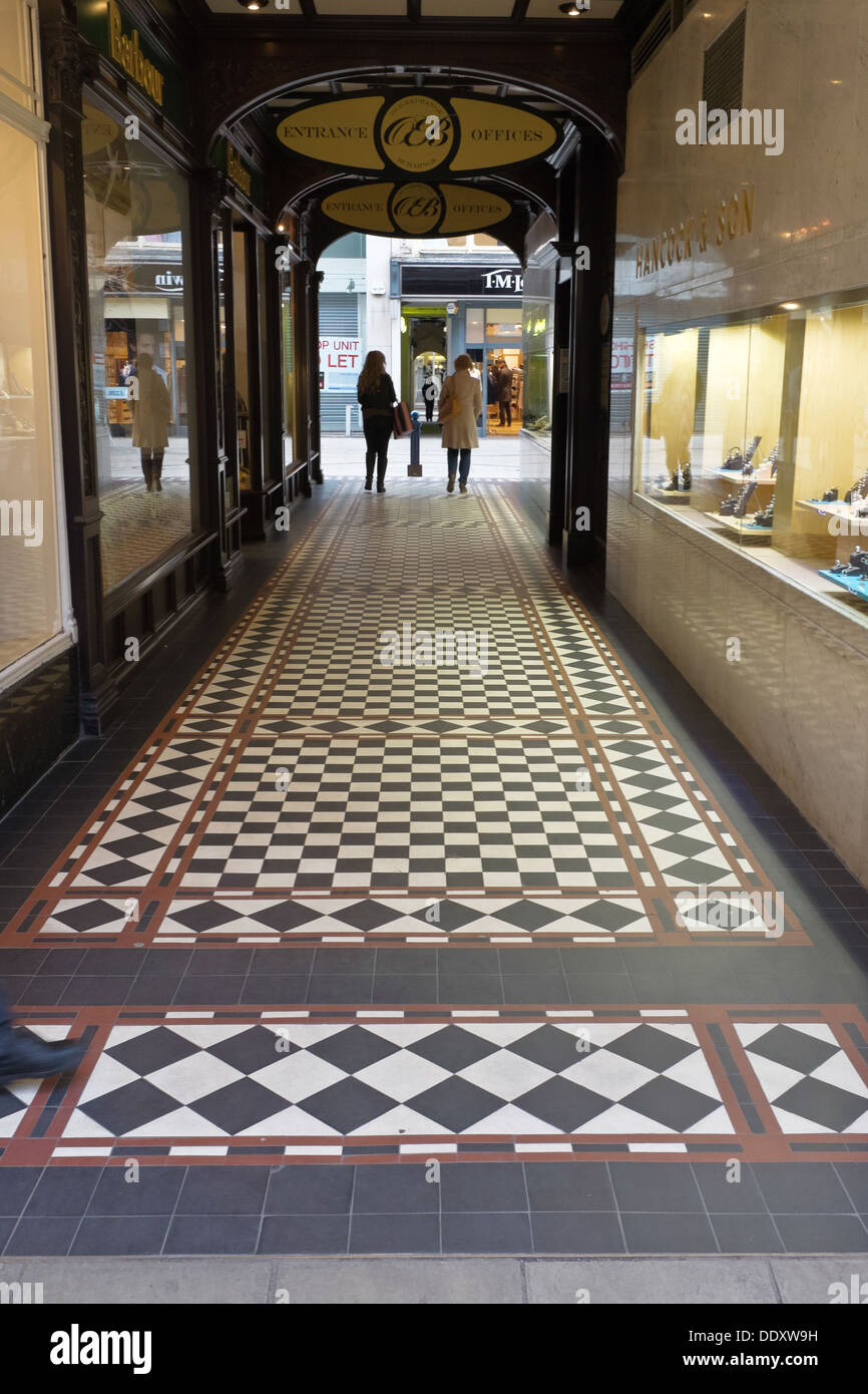 St Ann's passage in Old Exchange, King Street, Manchester UK Stock ...