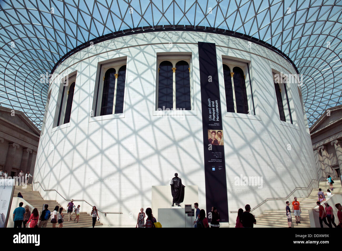 The Great Court, The British Museum, London, England Stock Photo - Alamy
