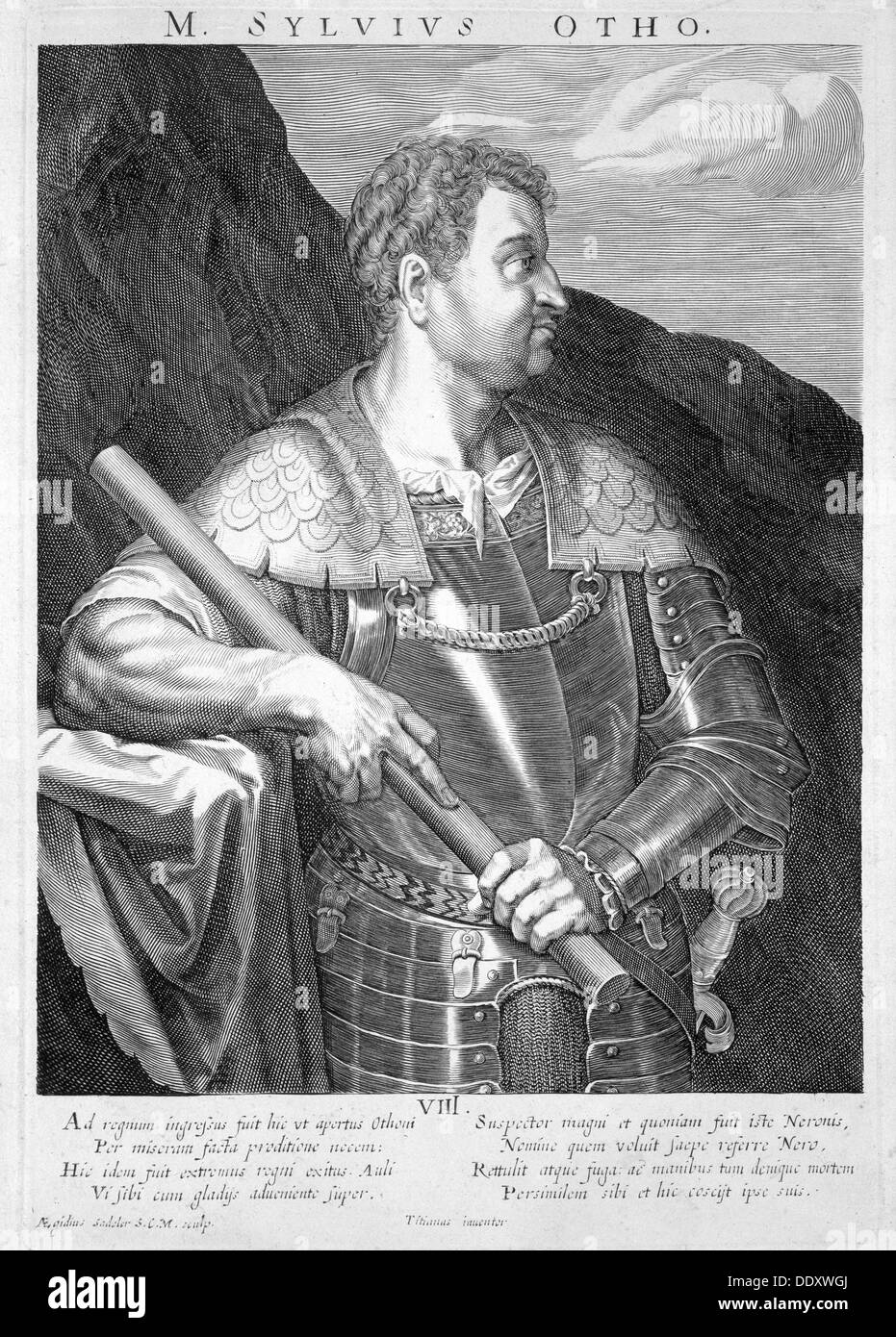 Marcus Salvius Otho, Roman Emperor, (c1590-1629). Artist: Aegidius ...