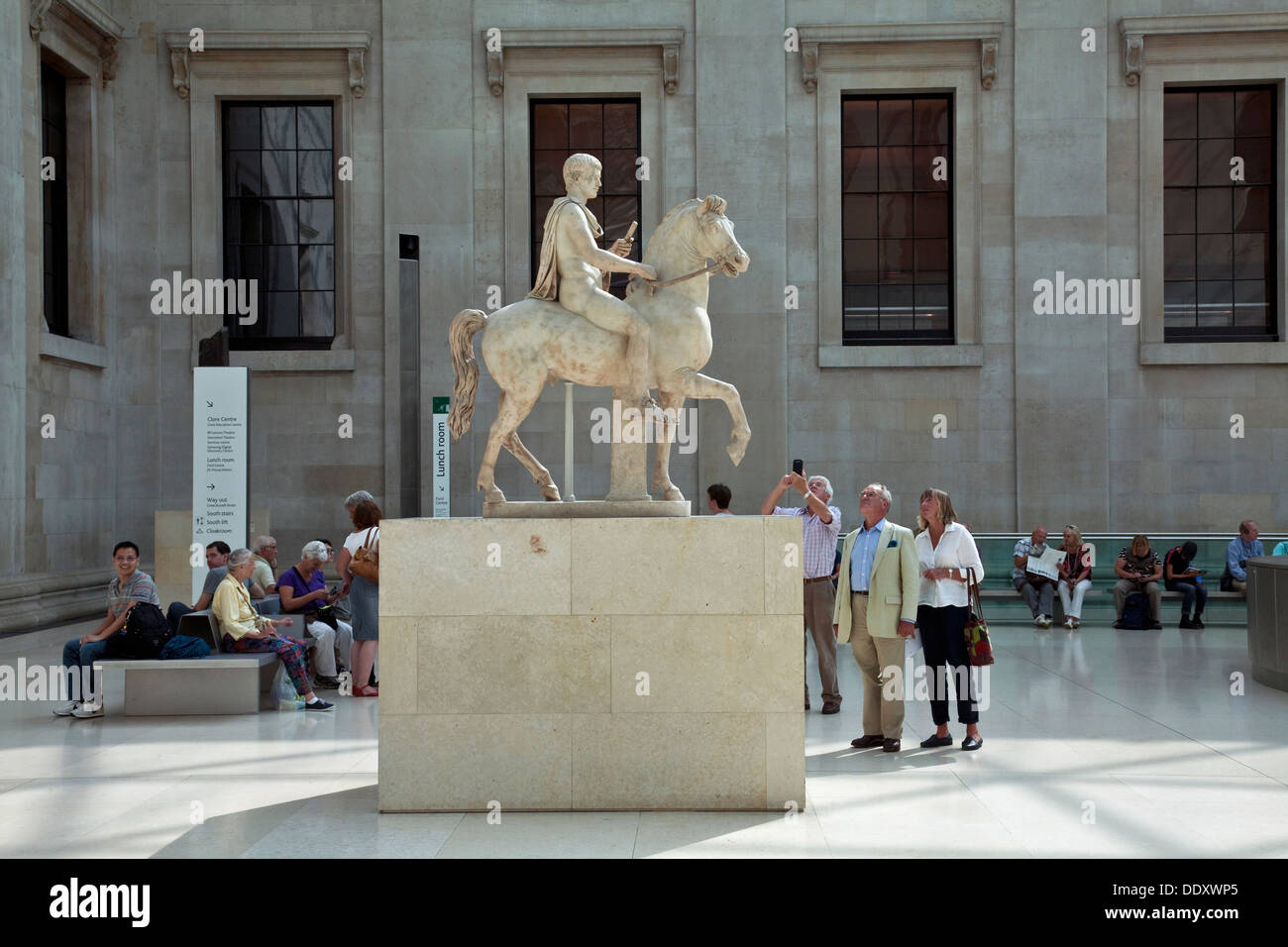 Marble Statue of Youth on Horseback, The Great Court, The British ...